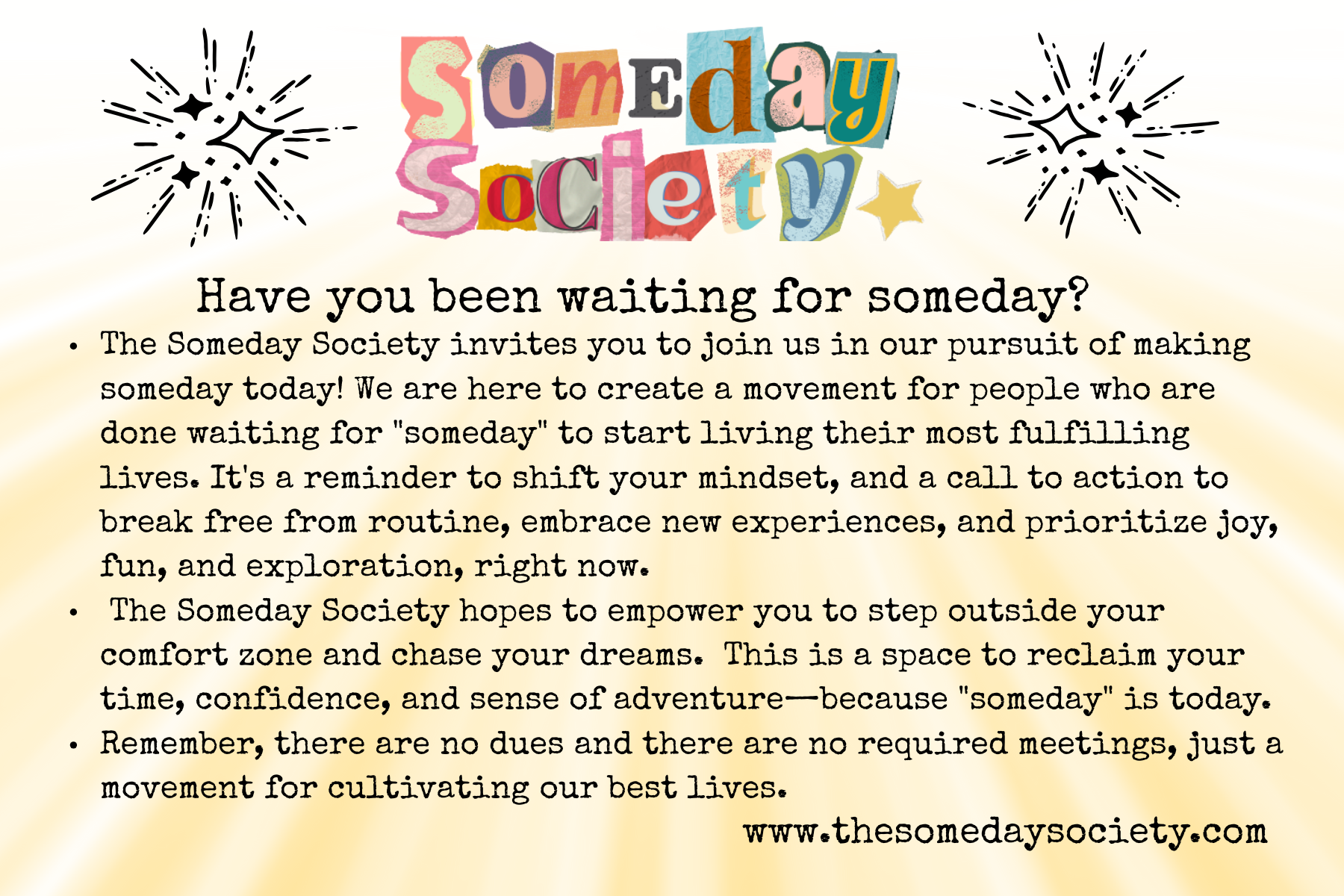 About – The Someday Society